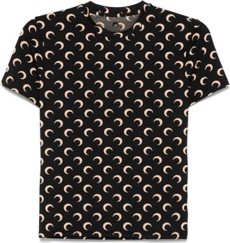 Marine Serre Braunes Crew Neck Top - - Tops - Damen - Braun - XL