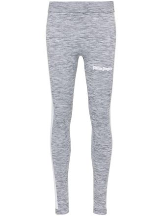Palm Angels Performance-Leggings mit Logo - Grau