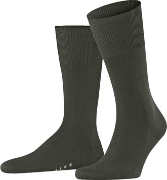 Falke Glatte Socken Airport mit klimaregulierender Merinowolle in