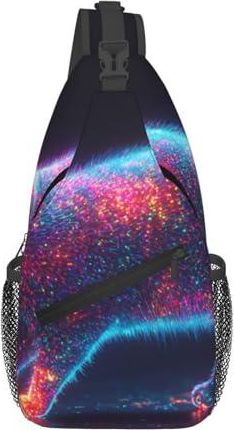 Generic Sac &agrave; bandouli&egrave;re color&eacute; &agrave; pois pour homme, sac &agrave; dos de randonn&eacute;e pour homme