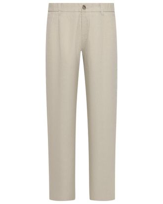 Marc O'Polo Leichte Leinenhose Osby mit Bundfalte, Tapered Fit in