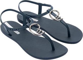 Ipanema Femme Class Stylish Sandal FEM Flat, Blue/Onyx/Silver, 38 EU