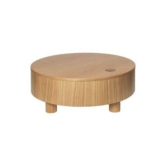 Ferm Living Table basse Oeste - Bois naturel - Placage en chêne
