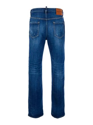 Dsquared2 Mens Jeans Blue Denim Cotton