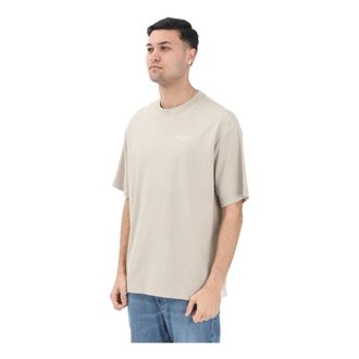 Calvin Klein Jeans Homme, Tops, Beige, Taille: S T-shirt Logo Dos