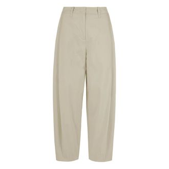 Bomboogie Femme, Pantalons, Beige, Taille: 36 FR Pantalon Coupe Ballon Taille Haute