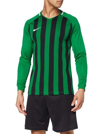 Nike Nike Herren Long Sleeved T-Shirt Striped Division III Football Jersey, Black/White, S, 894087