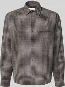 Wood Wood Regular Fit Freizeithemd mit Kentkragen Modell Nico