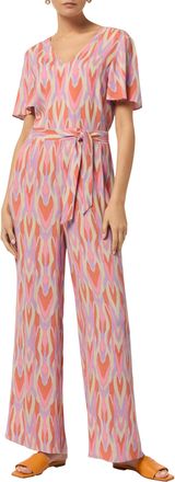 Comma Overall mit Cr&ecirc;pestruktur