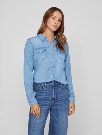 Vila Jeansbluse VIBISTA DENIM SHIRT/SU-NOOS