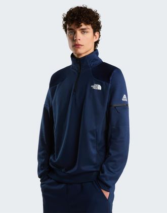 The North Face M mountain athletics 1/4-Zip-Fleece 2.0 in Summit Navy-Marineblau