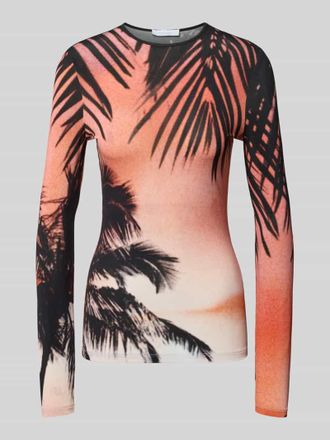 Paco Rabanne Slim Fit Longsleeve aus Viskose-Mix