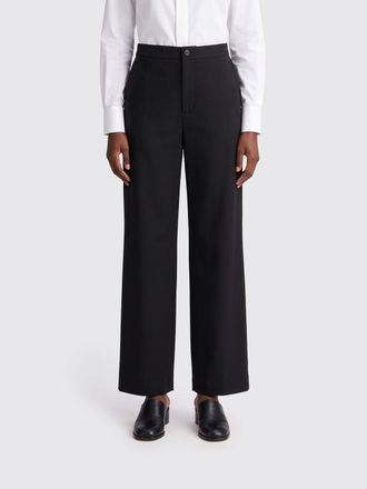 Extreme Cashmere Weit geschnittene Hose aus 100% Kaschmir mit hoher Taille