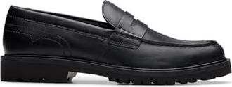 Clarks Mixte Berwick Lo Shoes, Black Leather, 42.5 EU