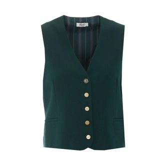 Liu Jo Vests - - Jackets - Damen - Gr&uuml;n - M