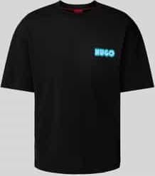 HUGO BOSS T-Shirt mit Label-Print Modell Duwood