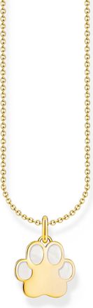 Thomas Sabo Thomas Sabo Kette mit Pfoten-Anhänger vergoldetes Silber KE2266-427-14