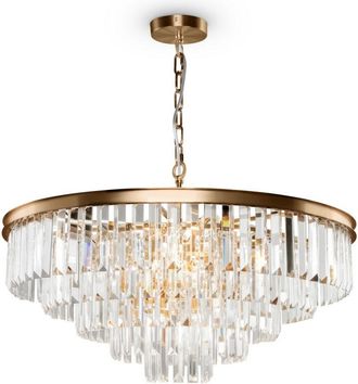 Maytoni Maytoni - Revero Plafonnier suspendu classique Revero à 12 ampoules en laiton