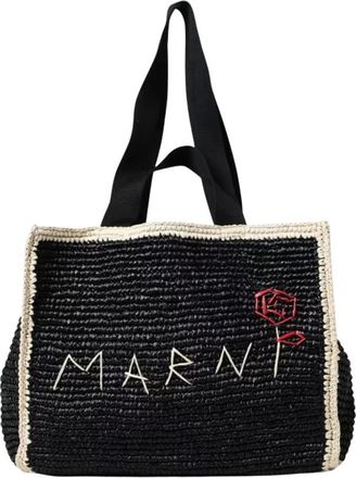 Marni Femme, Sacs, Noir, Taille: ONE Size Sillo Tote Bag