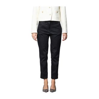 Mason's Femme, Pantalons, Noir, Taille: 32 FR Pantalon Chino Carrot New York