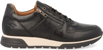 Kangaroos Kangaroos Chaussures de sport avec lacets en cuir avec fermeture &eacute;clair 933-11 pour homme, Noir, 45 EU