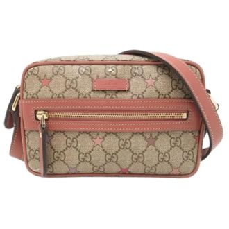 Gucci Sac bandouli&egrave;re GG Supreme Pre-owned - Femme - Pre-owned - Beige - Taille: ONE Size