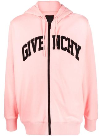 Givenchy Hoodie mit Logo-Stickerei - Rosa