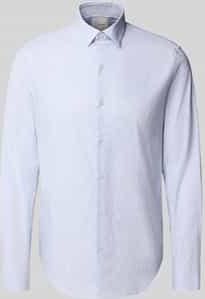 Calvin Klein Slim Fit Business-Hemd mit Knopfleiste