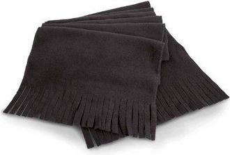 Result Echarpe polaire à franges ACTIVE FLEECE SCARF R143 - mixte homme/femme - coloris NOIR
