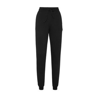 Philipp Plein Femme, Pantalons, Noir, Taille: 40 FR Pantalons de surv&ecirc;tement With Smile Logo