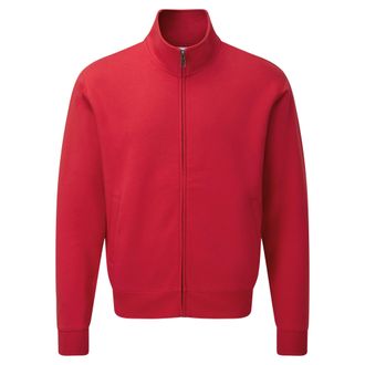 Russell Athletic Russell Herren Authentic Full Zip Jacke (Klassisch Rot)