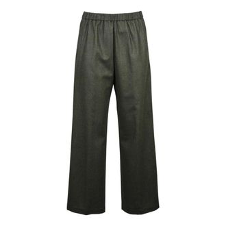 Aspesi Weite Hosen - - Trousers - Damen - Gr&uuml;n - L