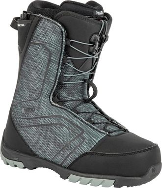 Nitro Herren Nitro Snowboards Sentinel TLS 23 All Mountain Freestyle Schnellschnürsystem günstig Boot Snowboardboot, Black, MP 27,0 // EU 41 1/3 // US 9
