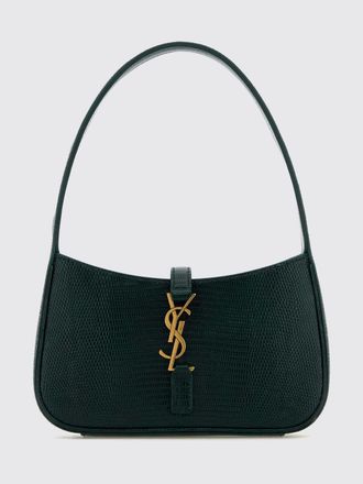 Saint Laurent Mini sac Le 5 &agrave; 7 en cuir effet l&eacute;zard avec monogramme YSL