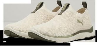 Puma Puma Chaussures de Course Softride Remi &agrave; Enfiler en Tricot WnsRoad pour Femme, Blanc Chaud fonc&eacute; Loden Lux Army, 38.5 EU