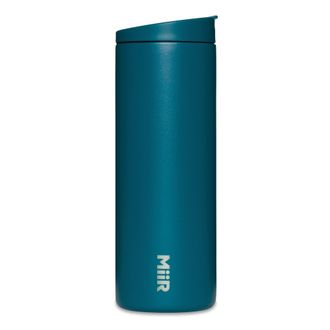 MiiR Flip Traveler, doppelwandig, vakuumisoliert, mit auslaufsicherem Deckel, BPA-freie Edelstahlkonstruktion, prismatisch, 450 ml