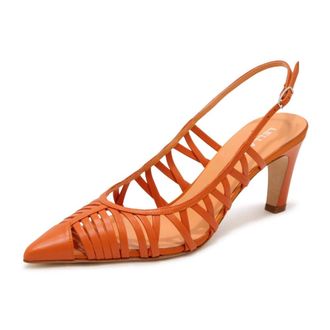 Lella Baldi Lt970 Slingback - - Shoes - Damen - Orange - 39 EU