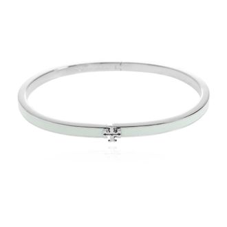 Tory Burch Icon D&uuml;nnes Emaille-Armband - - Accessories - Damen - Grau - S