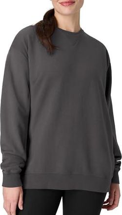 Hanes Originals Chandail en Molleton Teint en vêtement, Sweat-Shirt à col Rond pour Homme Maillot de survêtement, New Railroad Gray