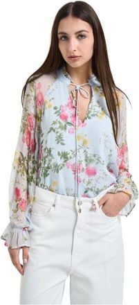 Liu Jo Femme, Blouses et Chemises, Multicolore, Taille: 38 FR Blouse Florale