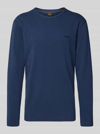 Boss Orange by Hugo Boss Regular Fit Langarmshirt aus Baumwoll-Mix Modell TEMPESTO