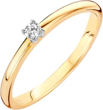 Blush Ring - Diamonds 585 Gold Ring - Gr. 54 - in Gold - für Damen