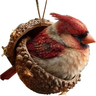 Generic Weihnachtsbaum-Acryl-Ornamente - Flaches 2D-Design, Aufh&auml;ngbares Tiermotiv, Leichtes, Langlebiges Material, Festliche Weihnachtsdekoration | Perfekt F