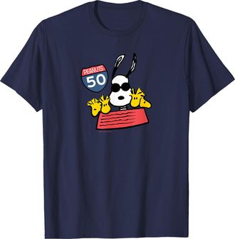 Peanuts Snoopy Woodstock Race T-Shirt