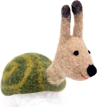 NEPALAYA Artisan Community - EW-523 - Eierwärmer, Schnecke, Filz, Handarbeit, 15cm x 6,5cm x 5cm