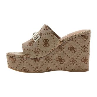 Guess Femme, Chaussures, Brun, Taille: 41 EU Evenza Wedge Sandal