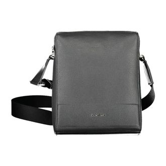 Calvin Klein Homme, Sacs, Noir, Taille: ONE Size Sac &agrave; Bandouli&egrave;re en Polyester Noir avec Sangle R&eacute;glable