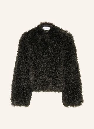 Stand Studio Stand Studio Teddyfell-Jacke Charlotte grau