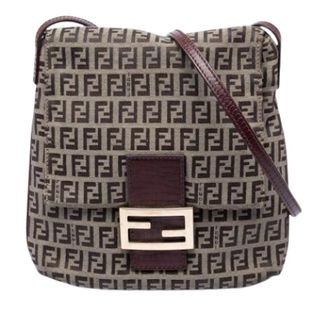 Fendi Sac bandouli&egrave;re vintage en toile Pre-owned - Femme - Pre-owned - Brun - Taille: ONE Size