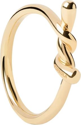 PD Paola Ring - Twist Ring - Gr. 50 - in Gold - für Damen
